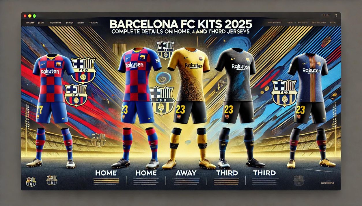 Barcelona FC Kits 2025